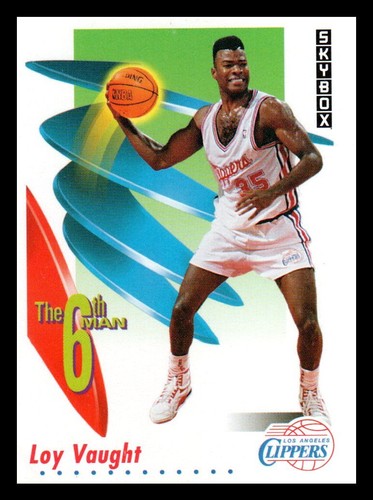 1991-92 SkyBox #443 Loy Vaught NBA Basketball L.A Clippers | eBay