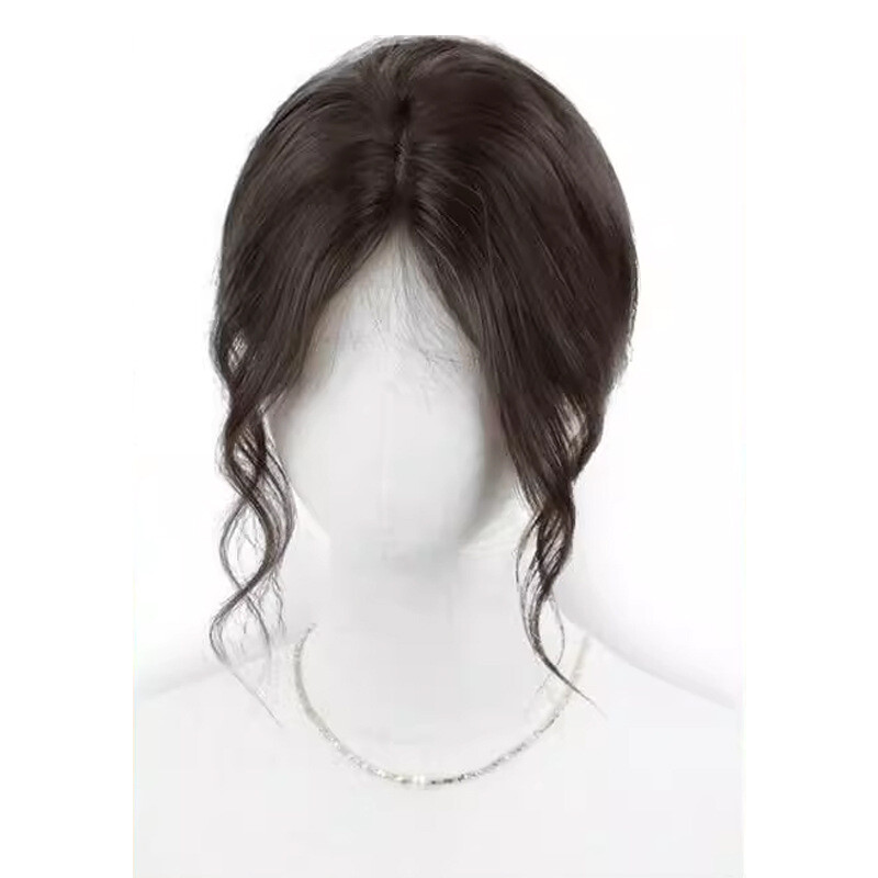 Clip in Middle Part Neat Wispy Bangs Fringe Topper Clip in Hairpiece ...