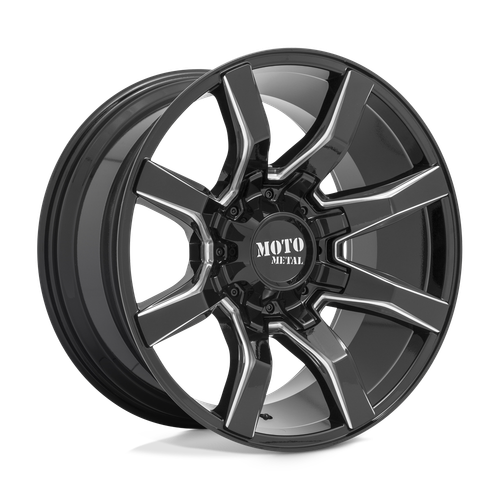 Moto Metal Mo804 Spider 22in 5 Lug Wheel Gloss Black Milled ...