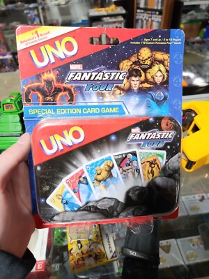 Fantastic Four UNO Special Edition Card Game Rare Excellent Condition ...