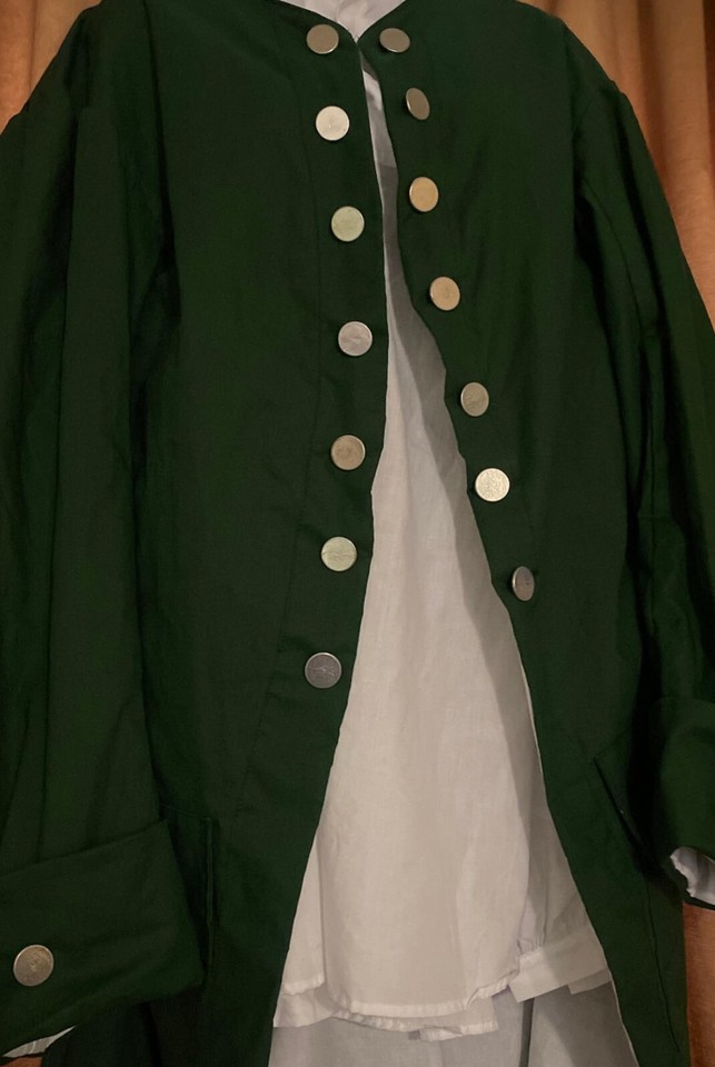 Men’s cotton colonial jacket. | eBay