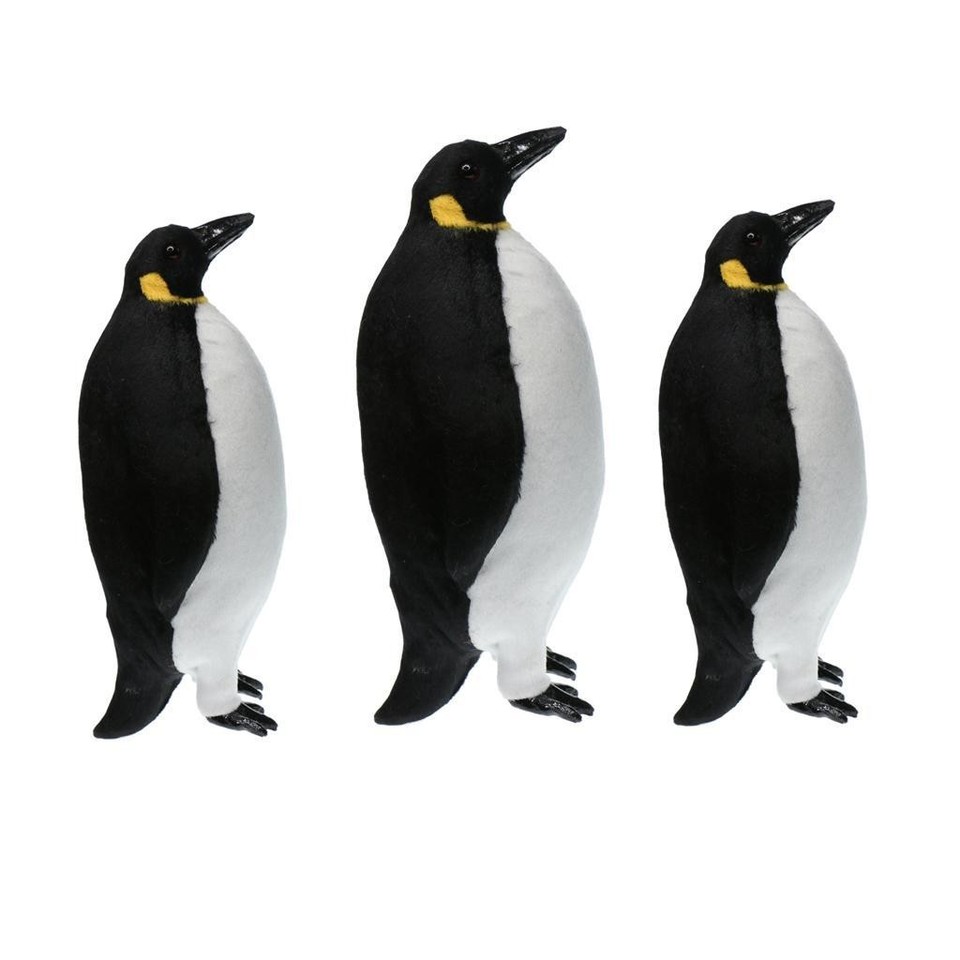 3xArtificial Feathered Penguin Garden Sculpture Statue Patio | eBay UK