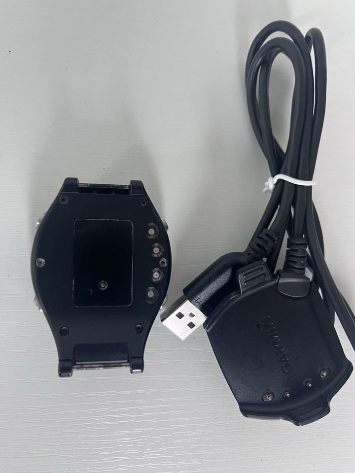 Black Garmin Approach S2 GPS Watch w/ Cable CHARGER | Tested - Working ...