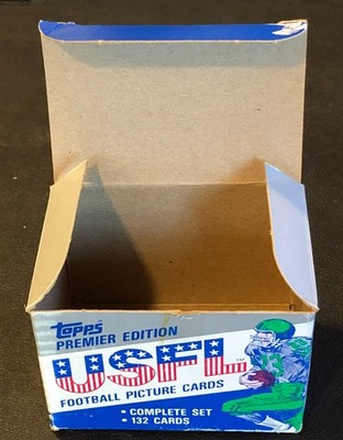 1984 Topps USFL Football Trading Card EMPTY Set Display Box | eBay