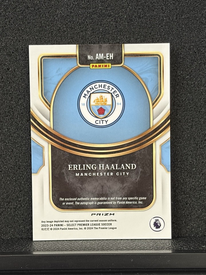 2023-24 Panini Select Premier League Erling Haaland Silver Patch ...