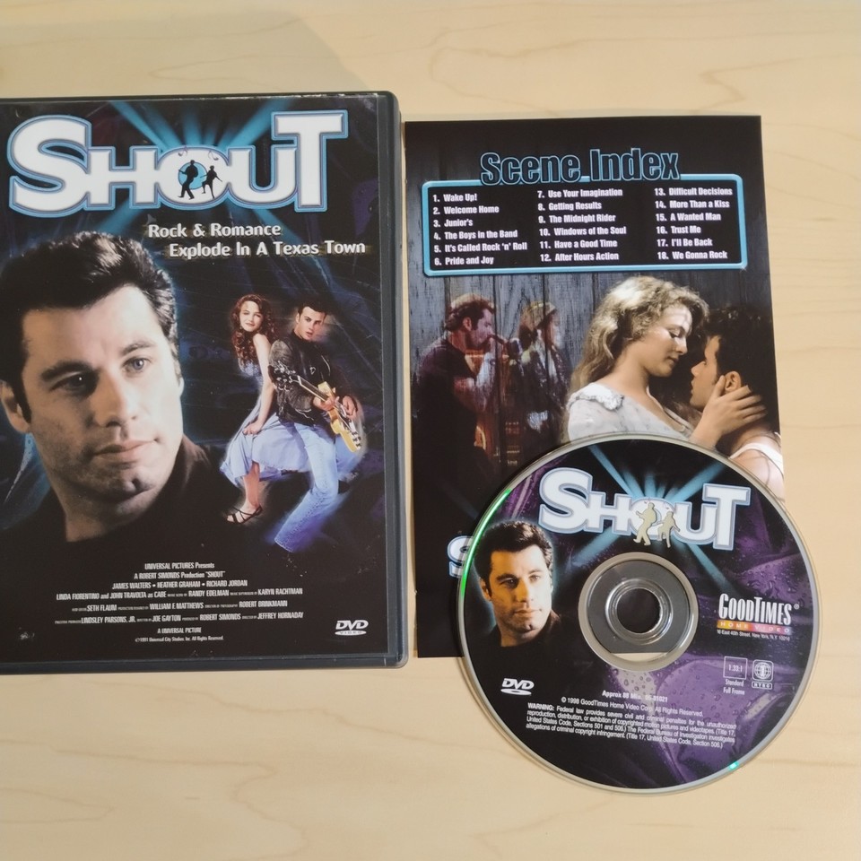 W/ Chapter insert! Shout (DVD, 1998) Very good condition! 18713810212| eBay