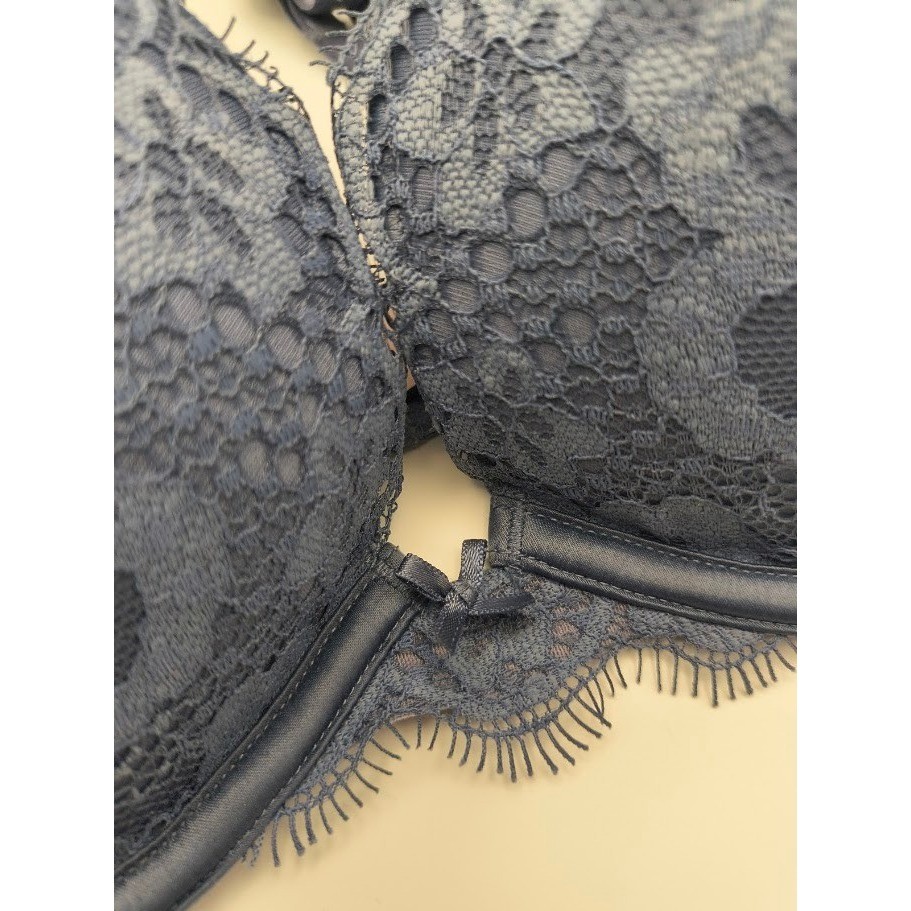 Victoria's Secret Dream Angels Blue Lace Push Up Bra 32C Women's | eBay