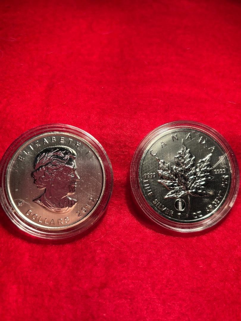$5 2012 1oz .9999 Elizabeth II Maple Leaf FREE SHIPPING | eBay