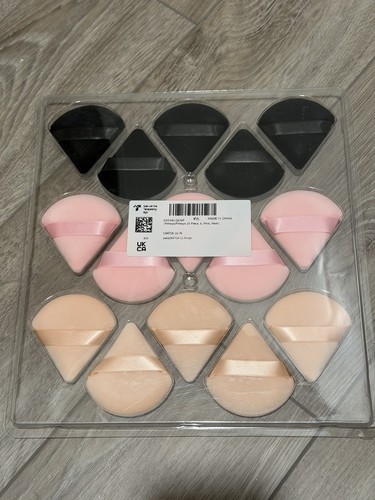 Pimoys 15 Pieces Powder Puff Face Soft Triangle Makeup Velour Puff | eBay
