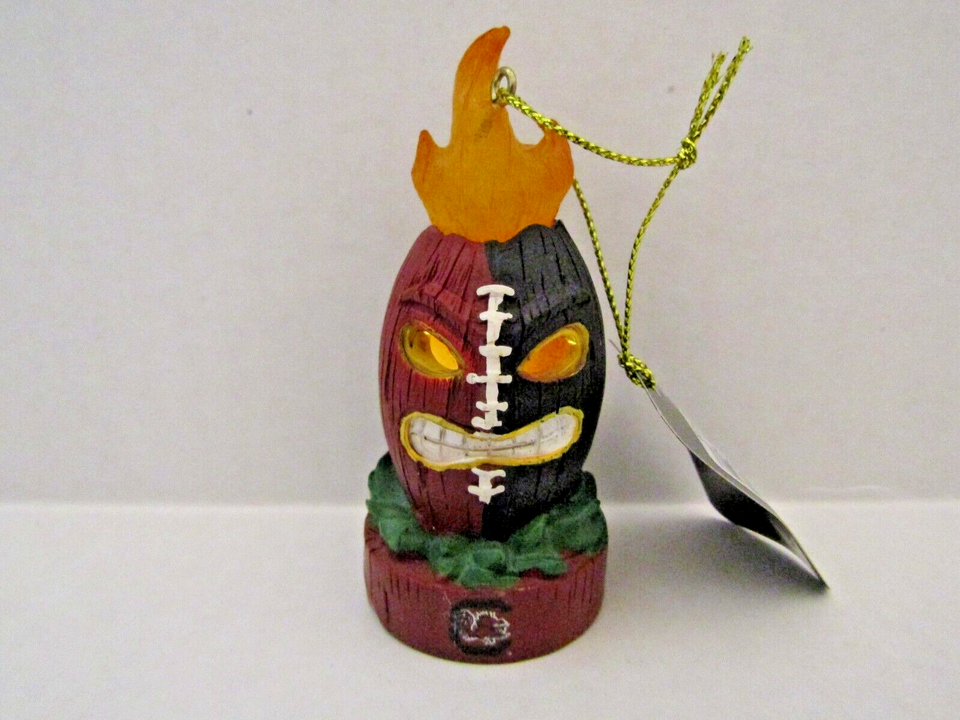NCAA South Carolina University Gamecocks Lit Tiki Ball Football X-Mas ...