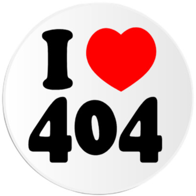 I Love 404 - 3 Pack Circle Stickers 3 Inch - Area Code Atlanta Georgia ...