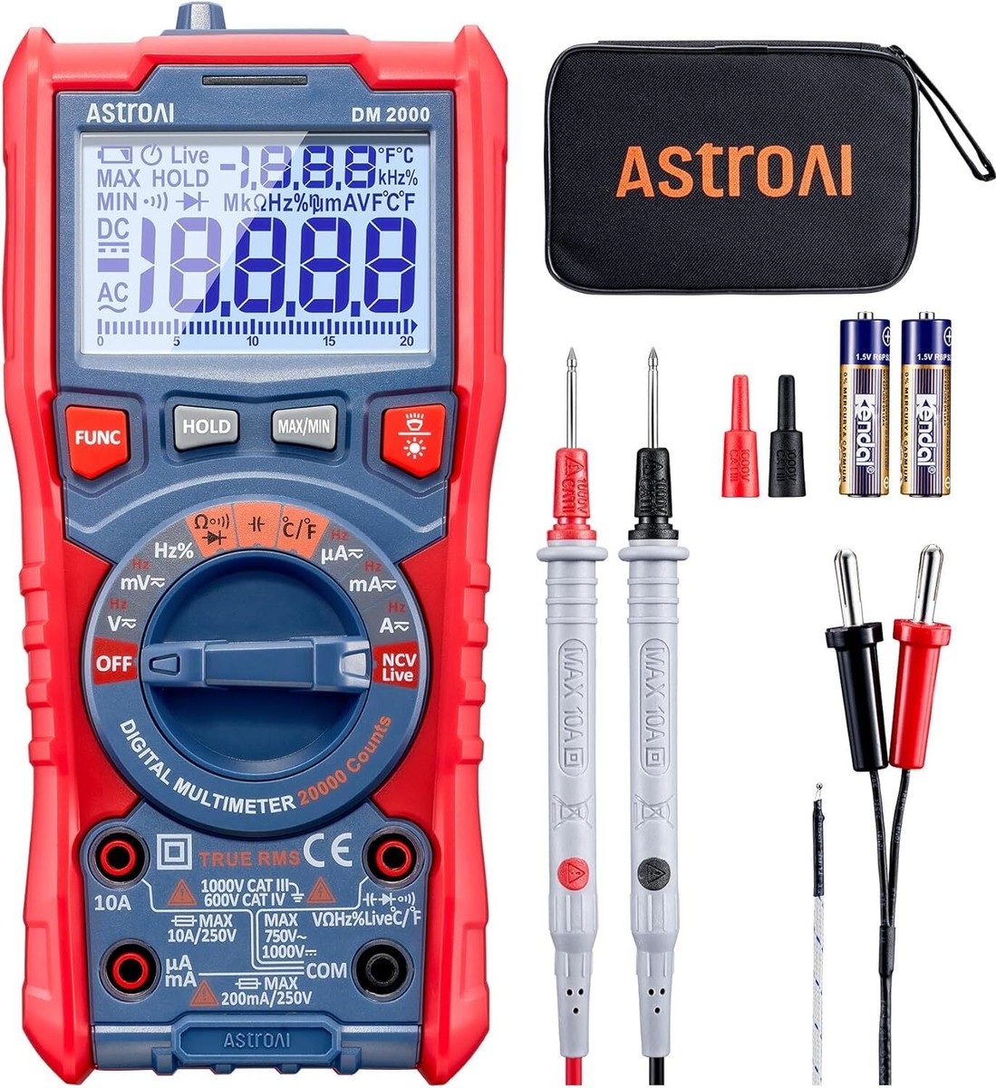 Polar Bear Costume WGGE Digital Multimeter 6000 Counts TRMS - Auto ...