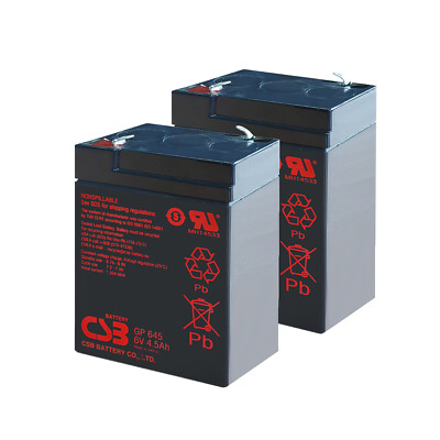 APC UPS RBC1 Replacement battery 2x CSB GP645 F1 terminal | eBay