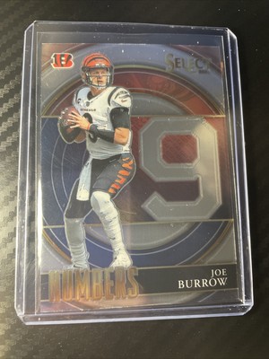 Joe Burrow Numbers #9 Insert 2021 Panini-Select #SN-12 Bengals | eBay