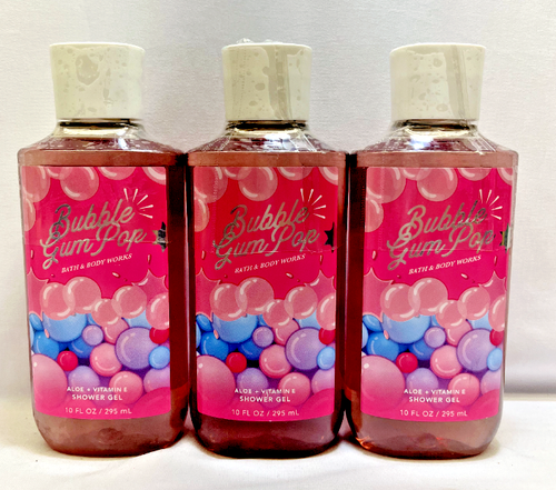 3 Bubble Gum Pop Shower Gel Bath & Body Works 10 fl oz | eBay