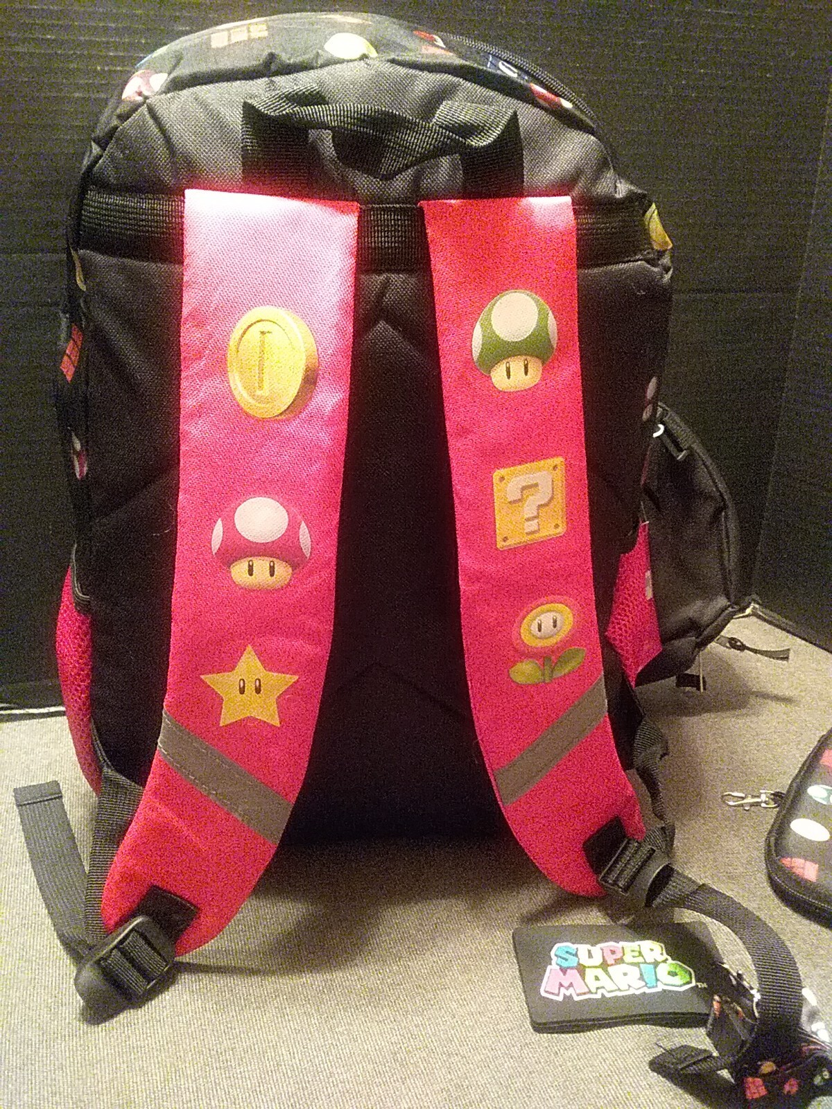 NINTENDO SUPER MARIO Backpack (4 Piece Set) BRAND NEW Toad Lunch Bag ...