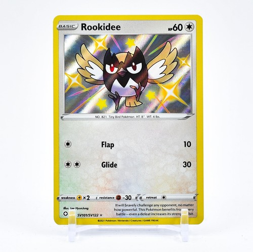 Rookidee - SV101/SV122 Shining Fates SHINY Holo Rare Pokemon - NM/MINT ...