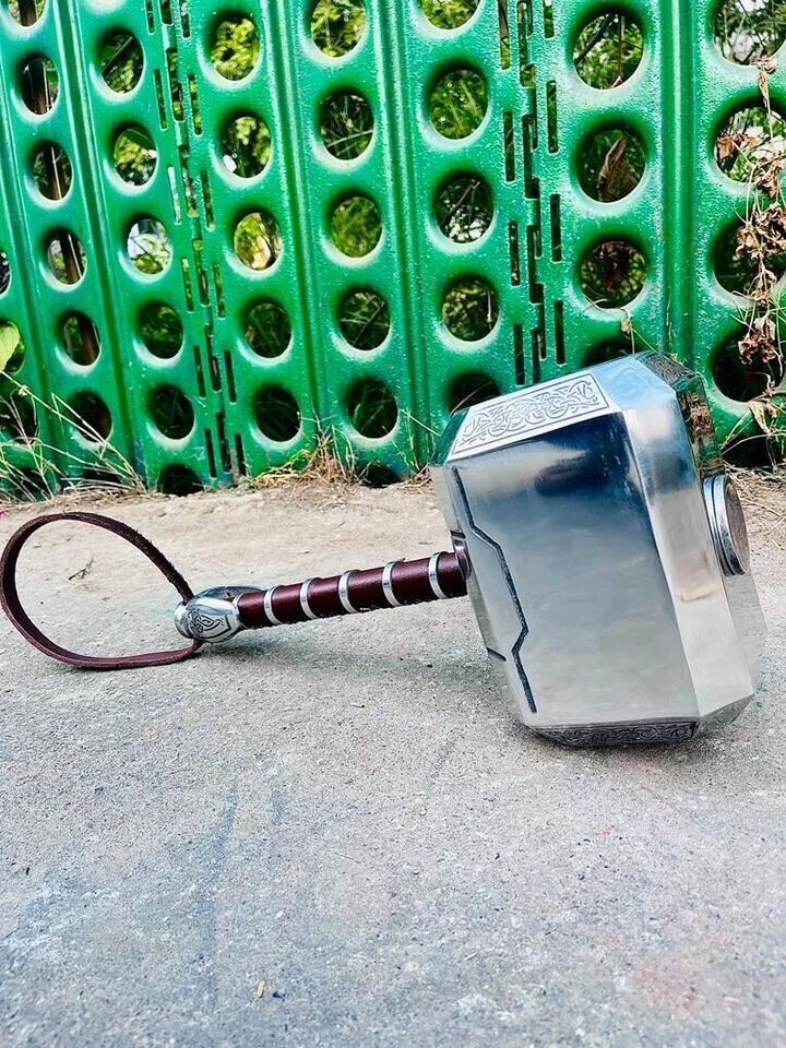 Thor Hammer Avengers Legend Props Mjolnir Full Metal Hammer Replica ...