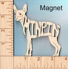 Miniature Pinscher Min Pin laser cut wood Magnet | eBay