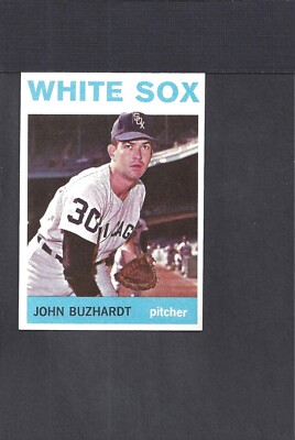 1964 TOPPS #323 JOHN BUZHARDT-2--WHITE SOX--NO CREASES--EX/MT/NR/MT++ ...