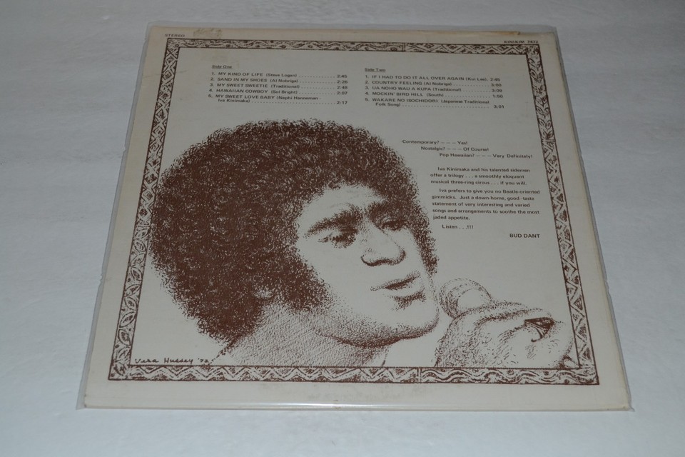Iva Kinimaka~Kinikim Records KRS 7472~AUTOGRAPHED~Hawaiian IMPORT~FAST ...