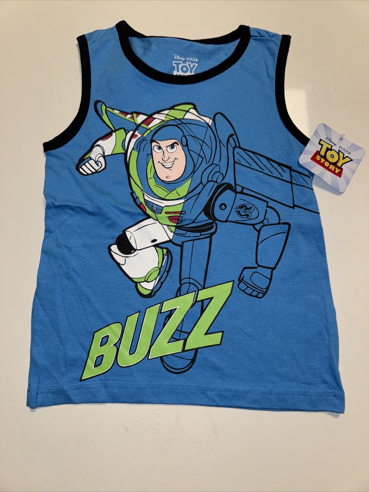 Disney Toy Story Buzz Lightyear Tank Top Shirt Kids Boys 4 | eBay