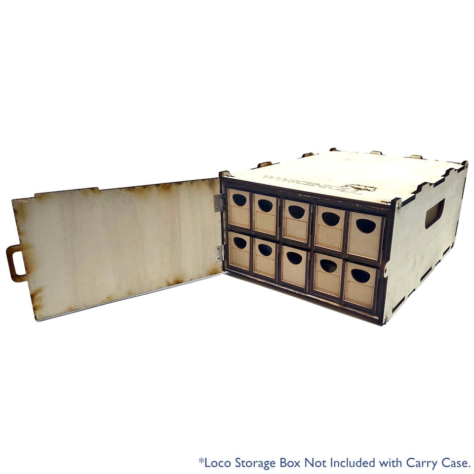 Loco Storage Box 10 drawer Carry Case | OO Gauge | Portable Railroad ...