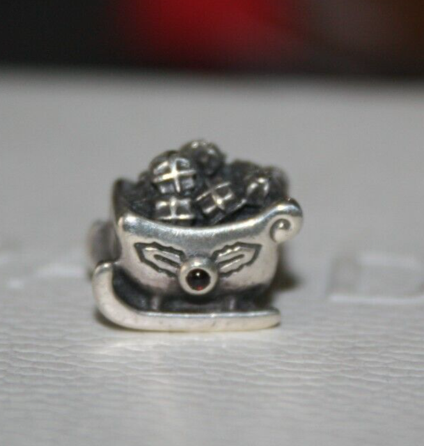 PANDORA SANTA'S SLEIGH BEAD CHARM 925s ALE | eBay