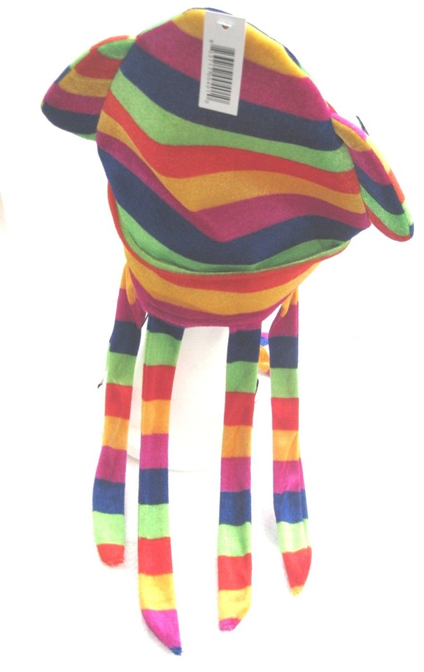 Squid Octopus Hat Rainbow Gay Pride Octopus Adult Fun Silly Hat Cap ...