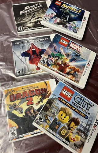 Nintendo DS3 Game Lot / Spider-Man / Batman / Dragon | eBay