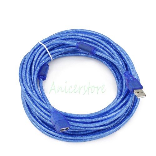 10M 30ft USB A Male to A Female Data Sync Extension Extender Shielded ...