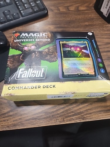 Magic: The Gathering Fallout Commander Mutant Menace damaged box | eBay