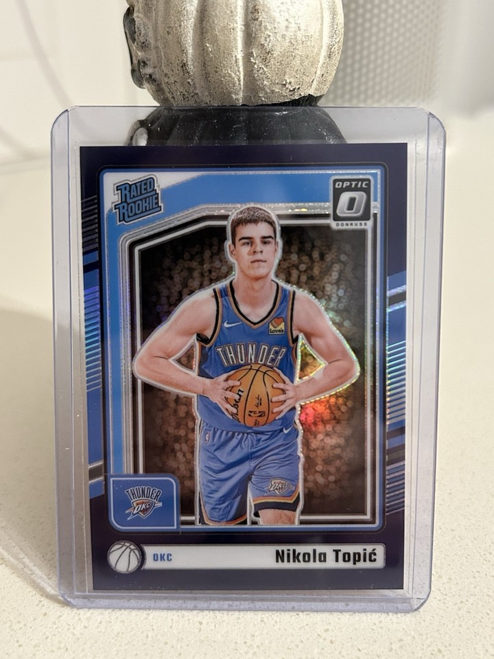 2024-25 Donruss Optic Nikola Topic Rated Rookie RC Purple Holo Prizm ...