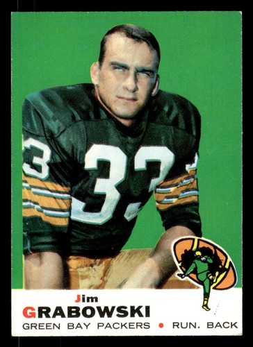 1969 TOPPS JIM GRABOWSKI 124 EX FOOTBALL GREEN BAY PACKERS | eBay