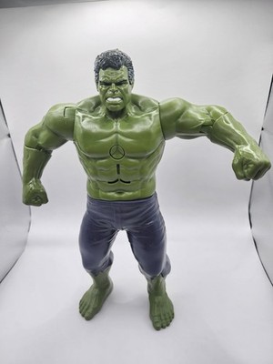 2018 Marvel Avengers Hulk Talking Smash Movable light-Up Eyes 12 ...
