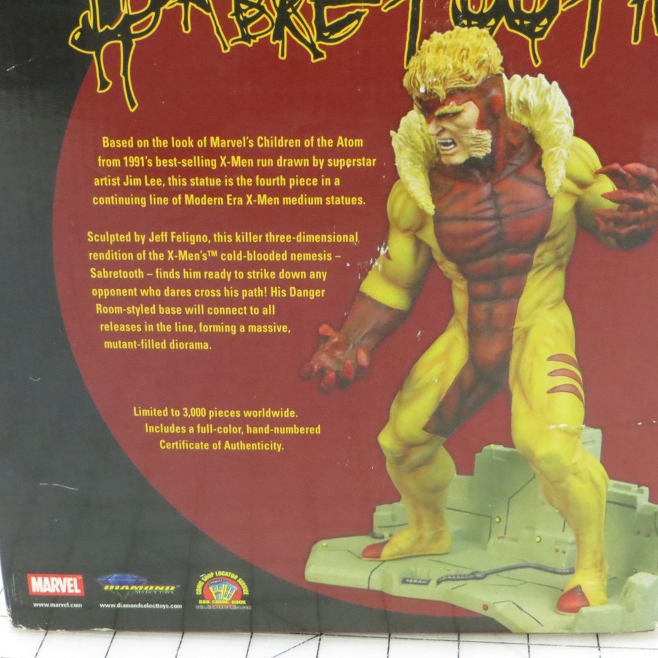 Modern Era X-Men Series Sabretooth 8" Medium Statue Diamond Select ...