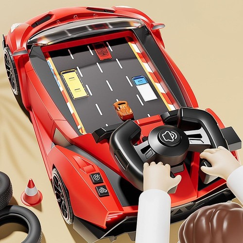 With Music Interactive Games Toy Electric Racing Racing Wheel Toy For ...