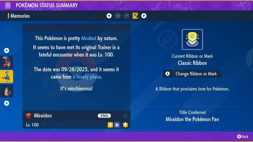 SHINY MIRAIDON Gamestop 2025🌟 Event Untouched🔥Pokémon Scarlet & Violet ...