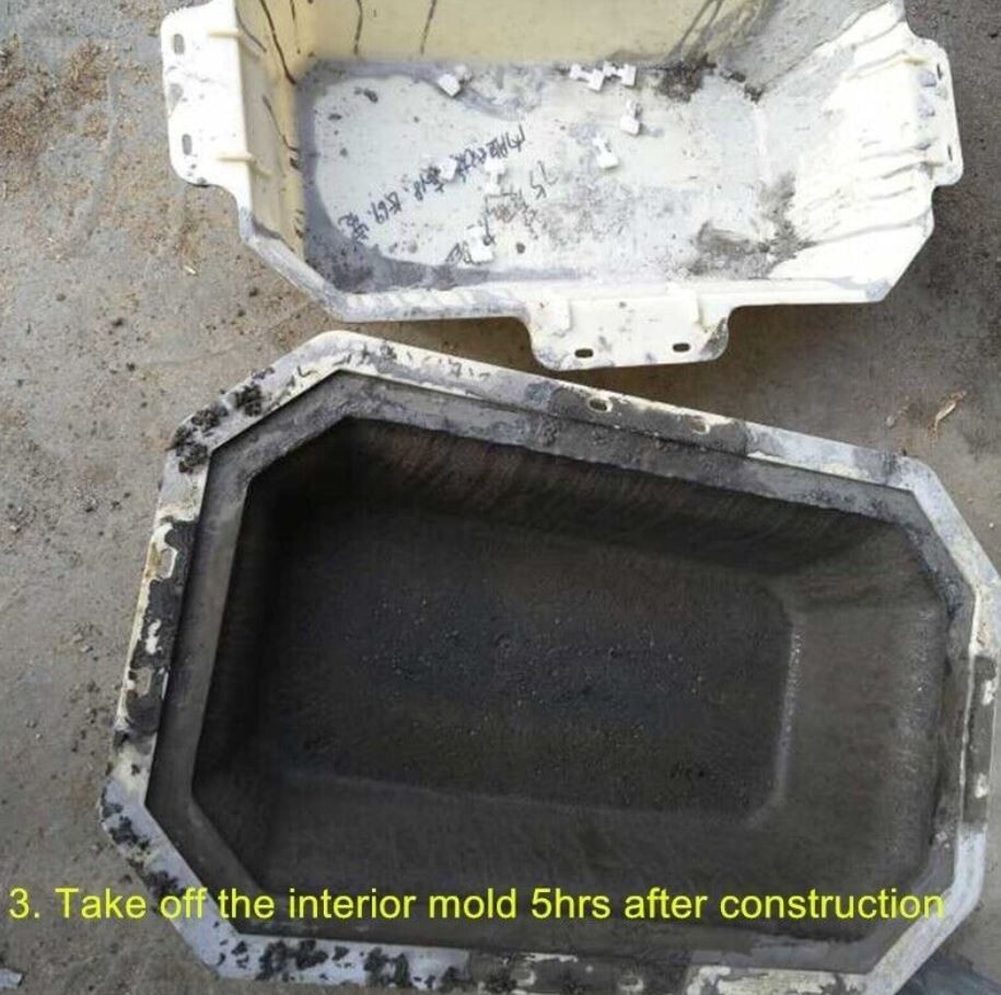 Concrete Outdoor Planter Plastic Mold Large Flower Bonsai Ornate Pot ...