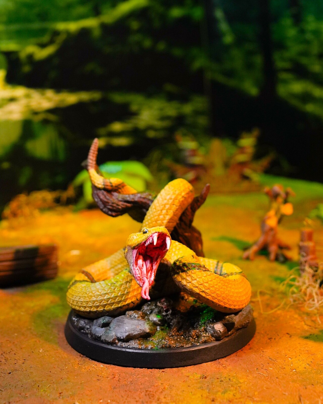 Giant Snake - Witches of Sommar - 32mm Unpainted DnD miniature | eBay