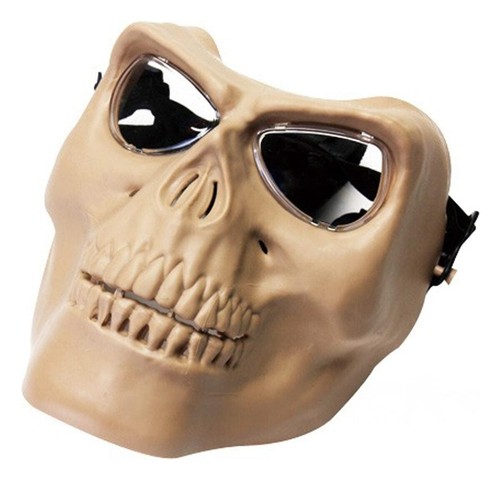 Scary Skeleton Full Face Airsoft Skull Mask Halloween Party Cosplay ...