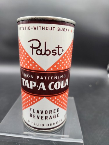 1950s Pabst Tap-A Cola Flat Top Can Steel Rolled Milwaukee Wi 10oz ...
