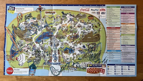 2015 Canada's Wonderland Amusement Park Map And Brochure | eBay