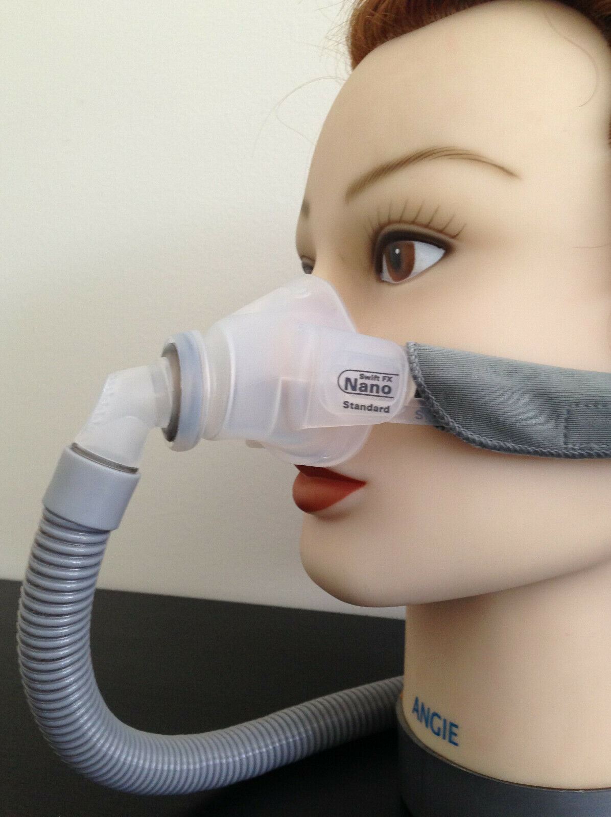 ResMed Swift FX Nano nasal mask with headgear CPAP for sleep apnea Free ...