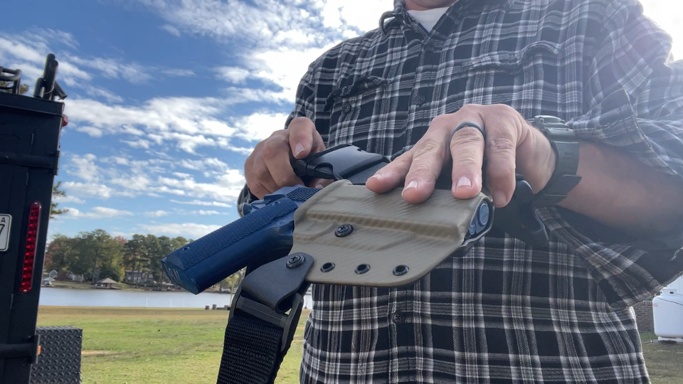 Kydex Chest Holster Rig Glock 20 21 40 | eBay