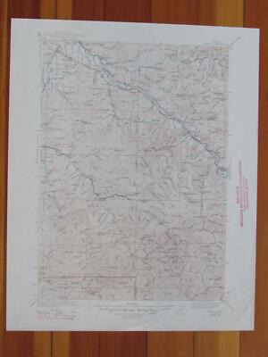 Lowell Oregon 1948 Original Vintage USGS Topo Map | eBay
