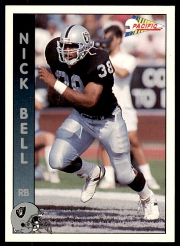 1992 Pacific Nick Bell Los Angeles Raiders #145 | eBay