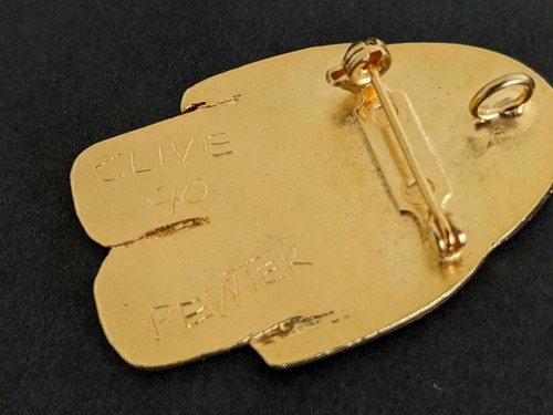 Signed Clive Studio Hand Made Modern Abstract Pewter Pin & Pendant | eBay