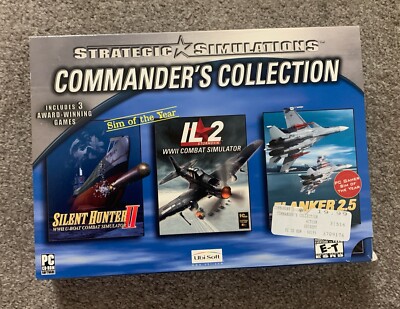 Strategic Simulations COMMANDERS COLLECTION / Silent Hunter II, IL2 ...