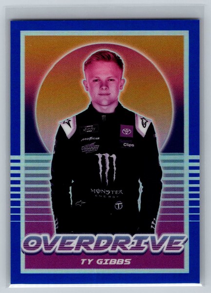 2022 Panini Chronicles - Overdrive Blue Prizm #4 Ty Gibbs /199 for sale ...